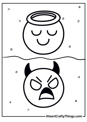 15 Emoji Coloring Pages (Free Printable PDFs For Kids)