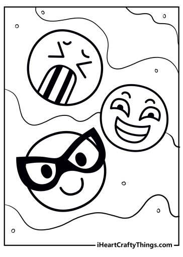 15 Emoji Coloring Pages (Free Printable PDFs For Kids)