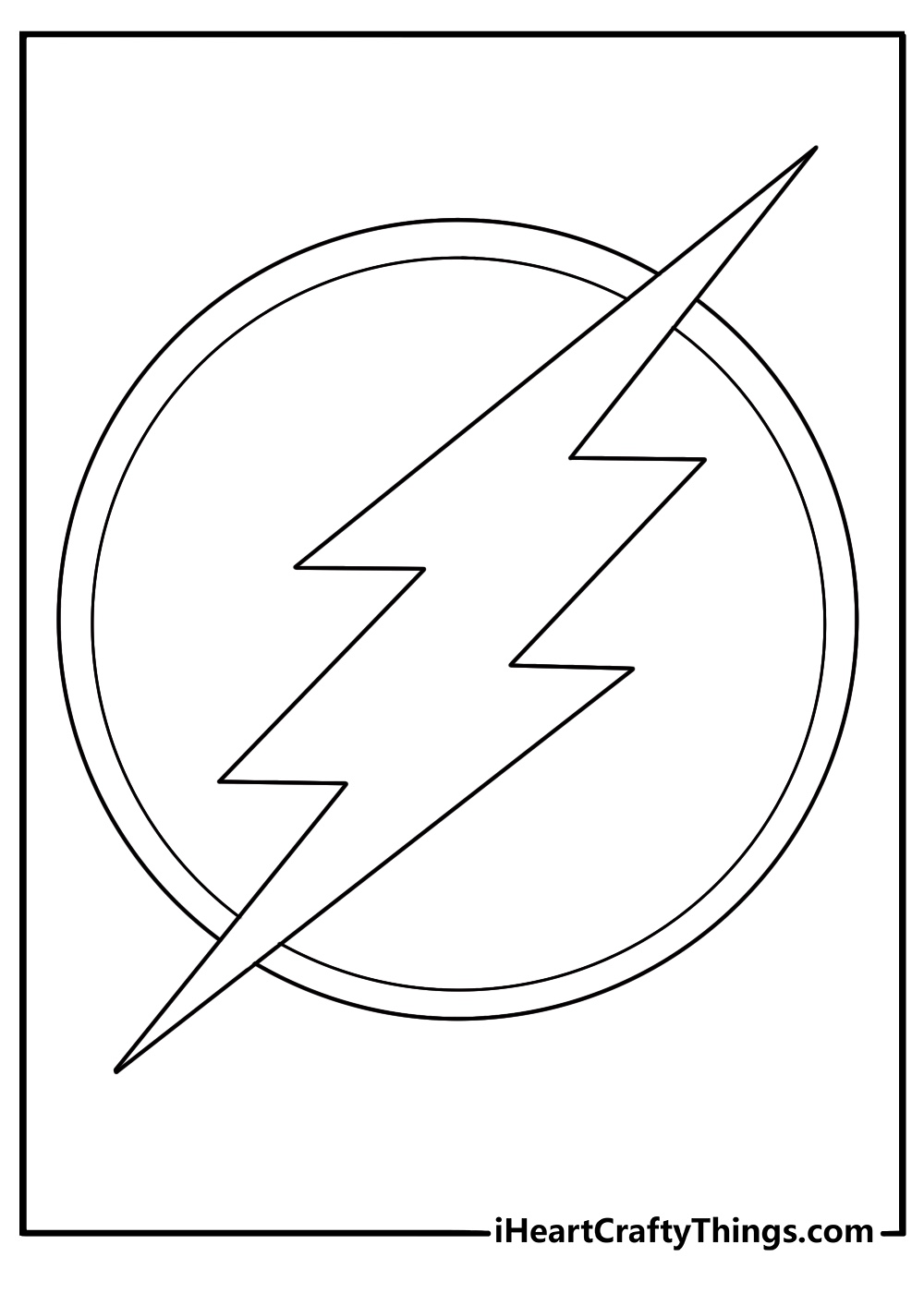 20 Flash Coloring Pages (Easy Free Printables)