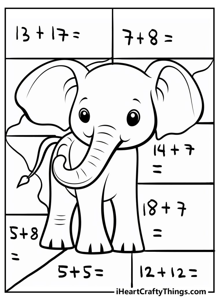 15 Easy Math Coloring Pages: Free To Download PDF Printables