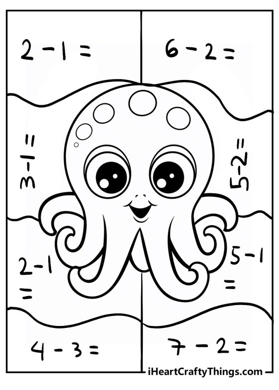 15 Easy Math Coloring Pages: Free To Download PDF Printables
