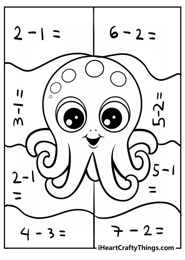 15 Easy Math Coloring Pages: Free To Download PDF Printables
