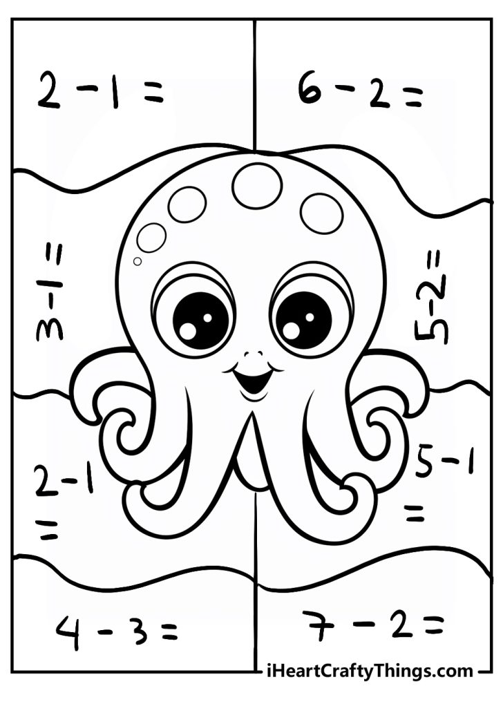 15 Easy Math Coloring Pages: Free To Download PDF Printables