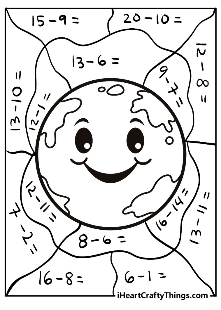 15 Easy Math Coloring Pages: Free To Download PDF Printables