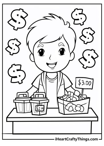 Money Coloring Pages (15 Printable Free PDFs To Color)