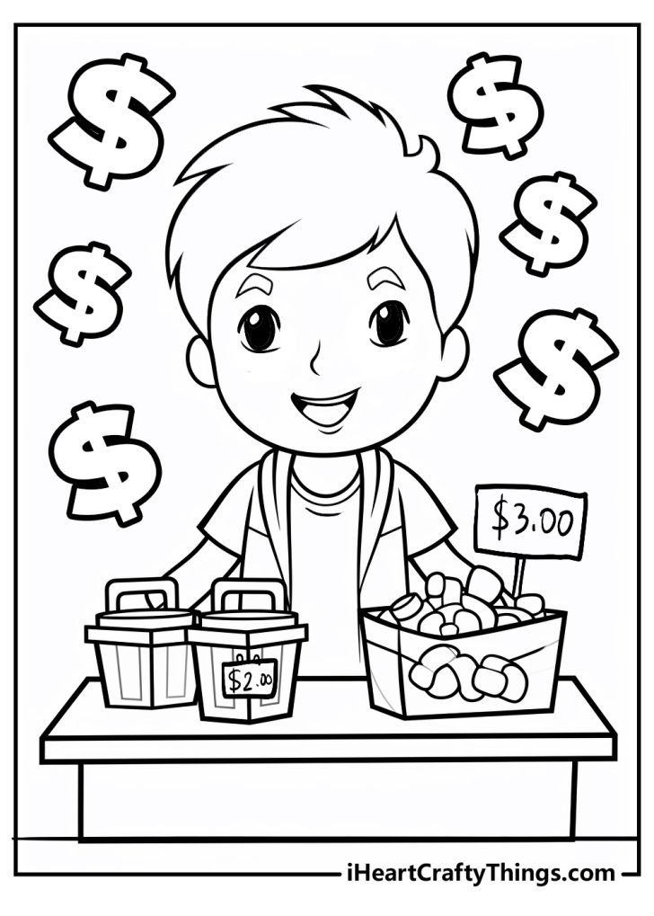 Money Coloring Pages (15 Printable Free PDFs To Color)