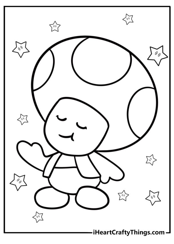 15 Toad Coloring Pages (100% Free Printables)