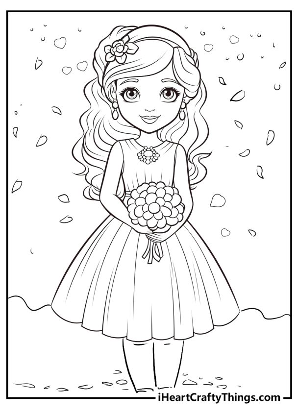 15 Wedding Coloring Pages (100% Free PDF Printables)