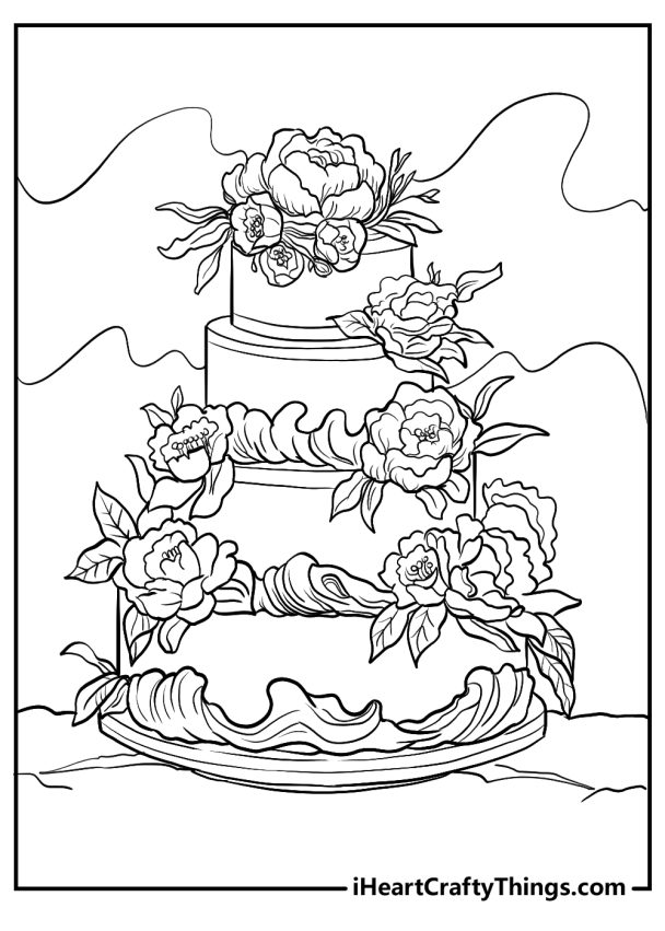 15 Wedding Coloring Pages (100% Free PDF Printables)