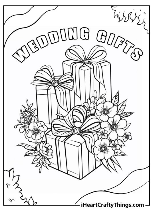 15 Wedding Coloring Pages (100% Free PDF Printables)