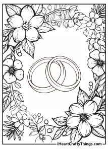 15 Wedding Coloring Pages (100% Free PDF Printables)