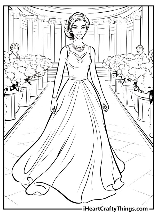 15 Wedding Coloring Pages (100% Free PDF Printables)