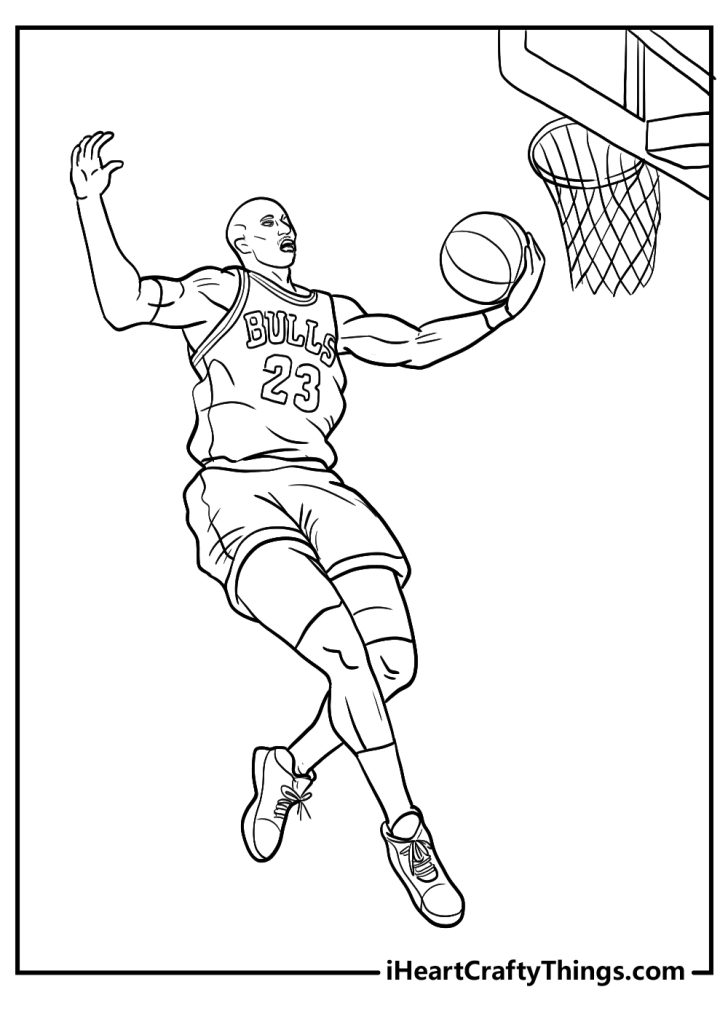 15 Michael Jordan Coloring Pages For Kids (Free Printables)