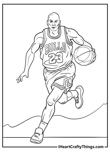 15 Michael Jordan Coloring Pages For Kids (Free Printables)