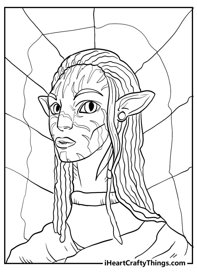 15 Avatar Coloring Pages (Easy Free Printable PDFs)