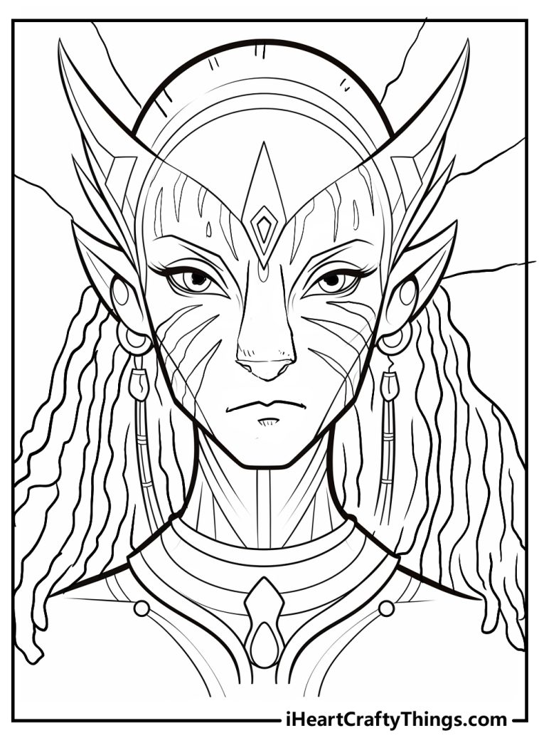 15 Avatar Coloring Pages (Easy Free Printable PDFs)