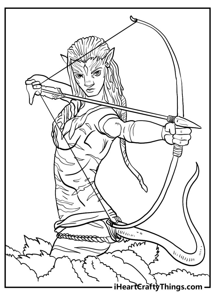 15 Avatar Coloring Pages (Easy Free Printable PDFs)