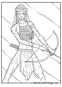 15 Avatar Coloring Pages (Easy Free Printable PDFs)