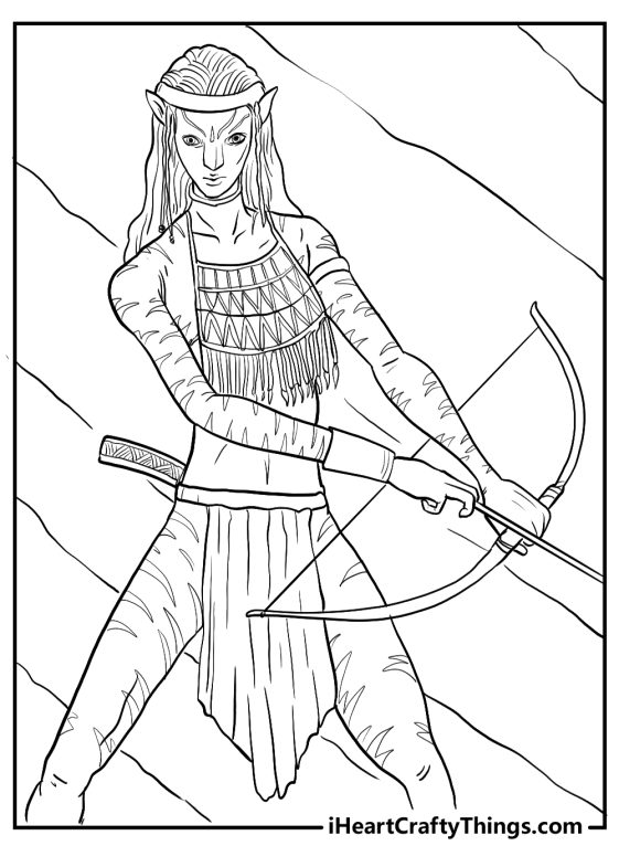 15 Avatar Coloring Pages (Easy Free Printable PDFs)