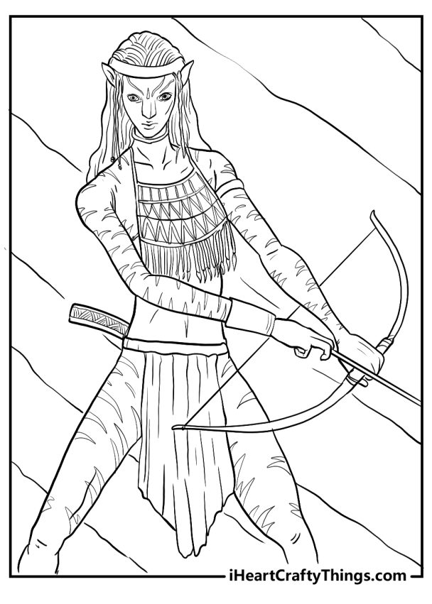 15 Avatar Coloring Pages (Easy Free Printable PDFs)