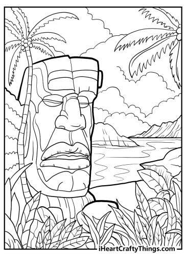 15 Hawaii Coloring Pages For Kids (100% Free PDF Printables)