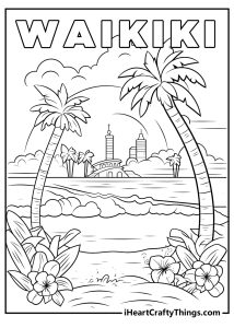 15 Hawaii Coloring Pages For Kids (100% Free PDF Printables)