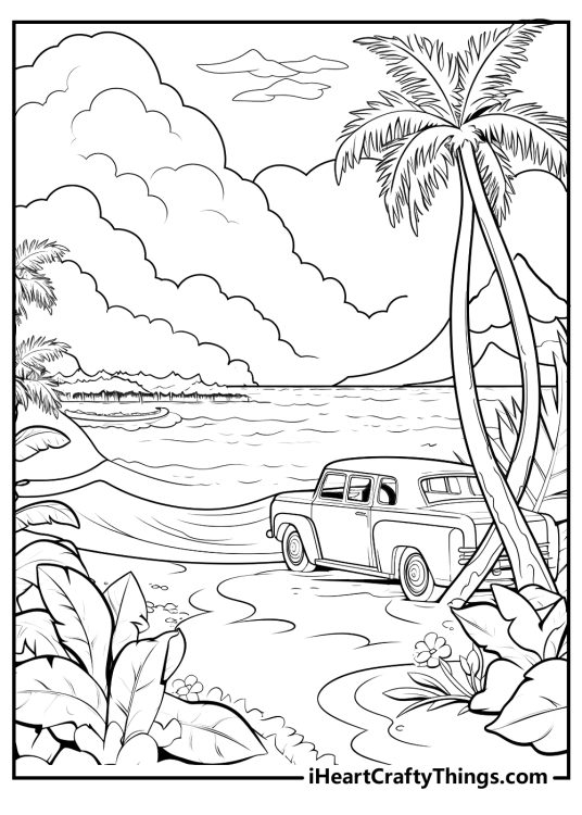 15 Hawaii Coloring Pages For Kids (100% Free PDF Printables)