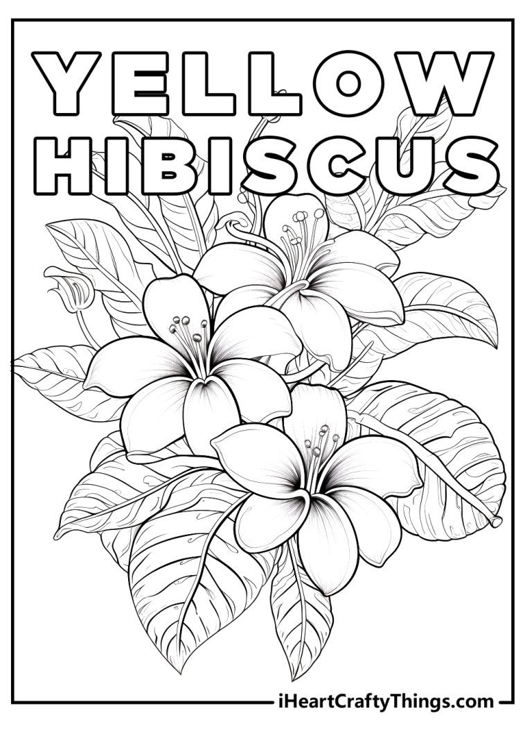 15 Hawaii Coloring Pages For Kids (100% Free PDF Printables)