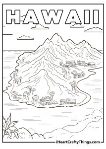 15 Hawaii Coloring Pages For Kids (100% Free PDF Printables)