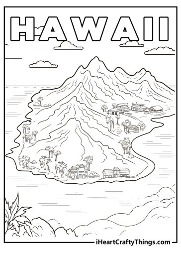 15 Hawaii Coloring Pages For Kids (100% Free PDF Printables)