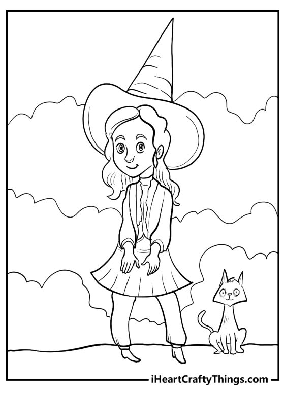 15 Hocus Pocus Coloring Pages (Free To Print & Donwload)