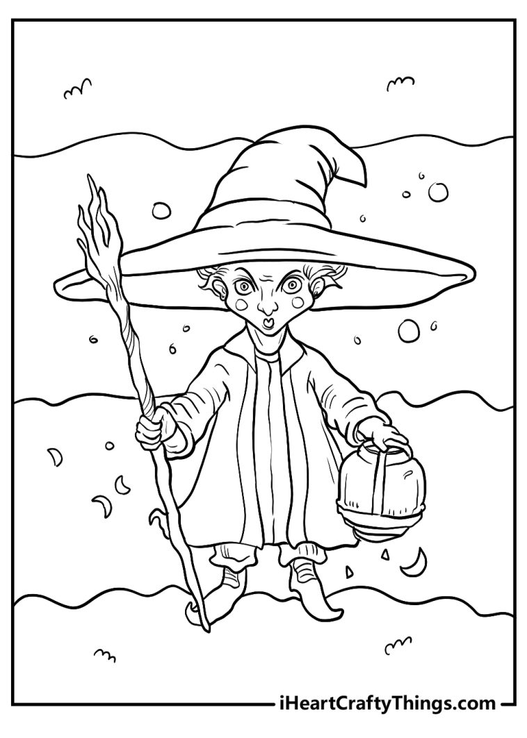 15 Hocus Pocus Coloring Pages (Free To Print & Donwload)