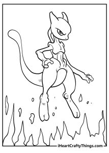 15 Mewtwo Coloring Pages (100% Free Printables)