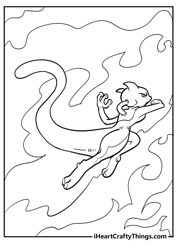15 Mewtwo Coloring Pages (100% Free Printables)