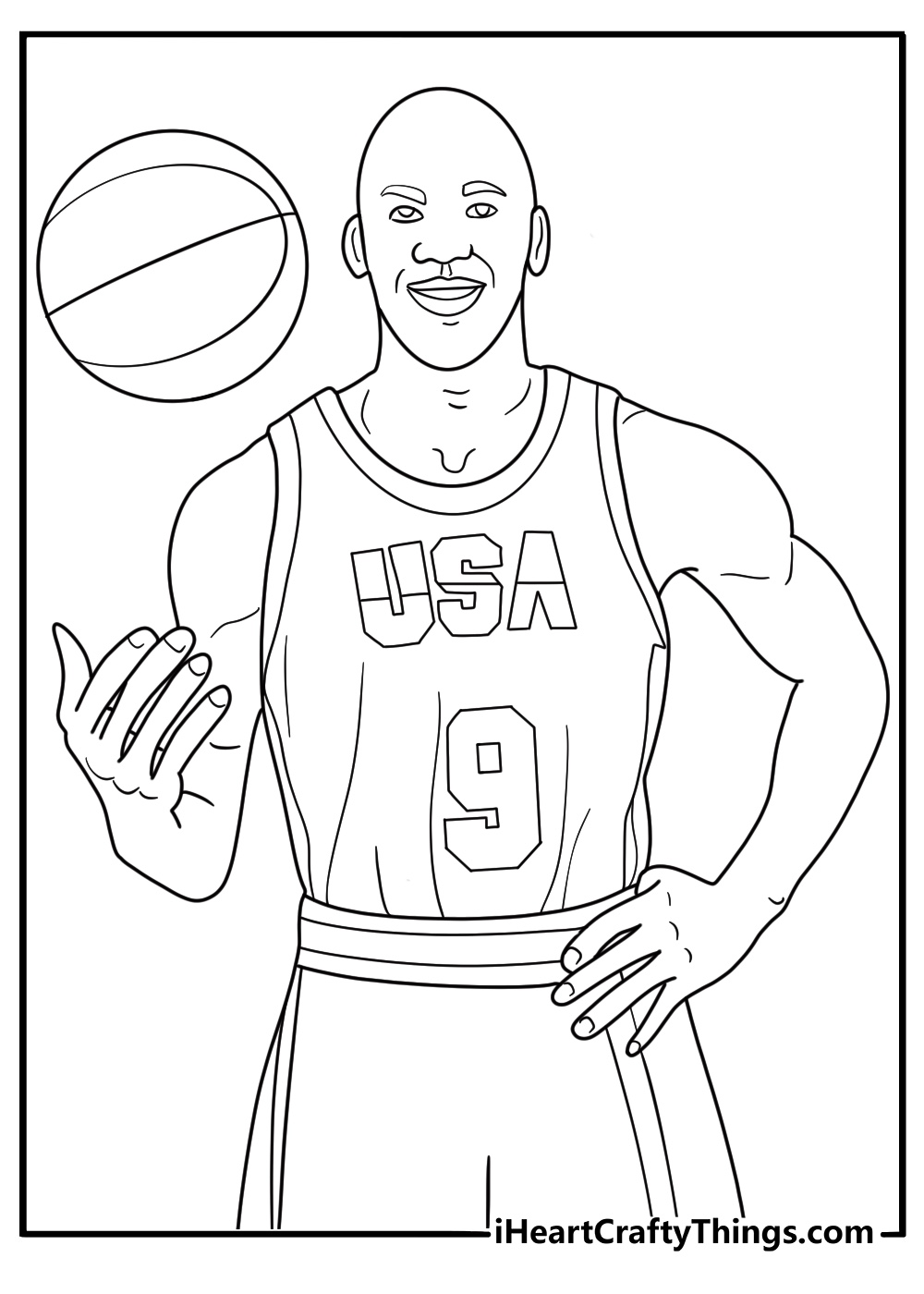 22 Michael Jordan Coloring Pages For Kids (Free Printables)