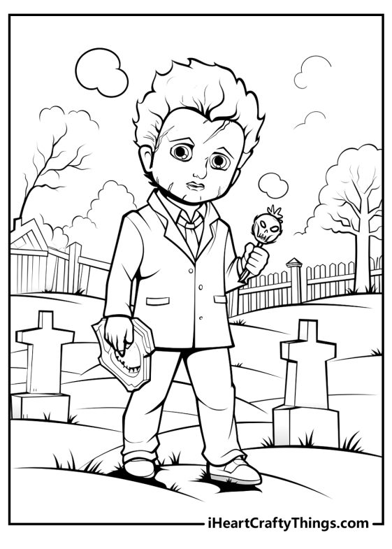 15 Free Michael Myers Coloring Pages Printables