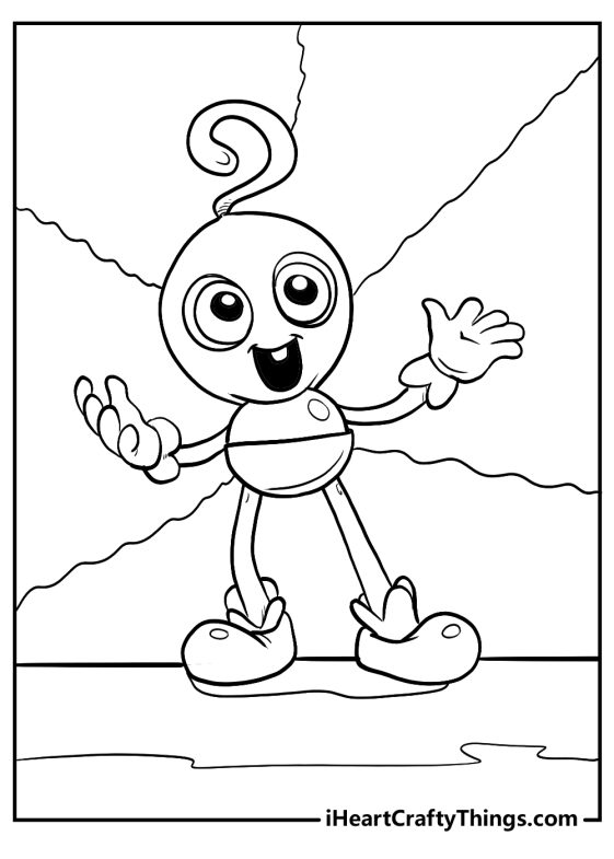 15 Printable Poppy Playtime Coloring For Free!