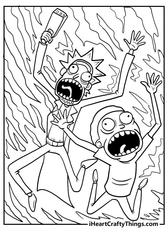 25 Rick And Morty Coloring Pages (100% Free PDF Printables)
