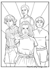 15 Printable Stranger Things Coloring Pages For Free