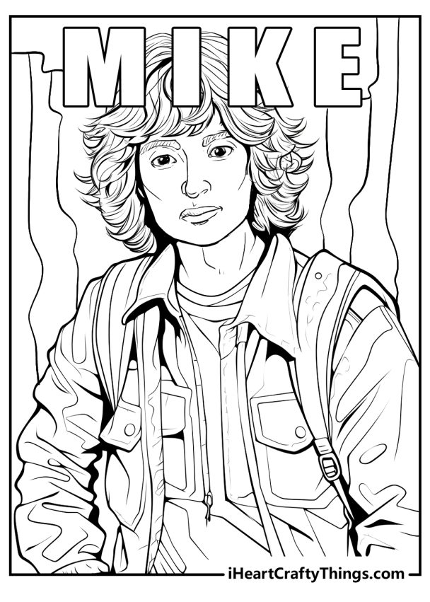 15 Printable Stranger Things Coloring Pages For Free