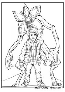15 Printable Stranger Things Coloring Pages For Free
