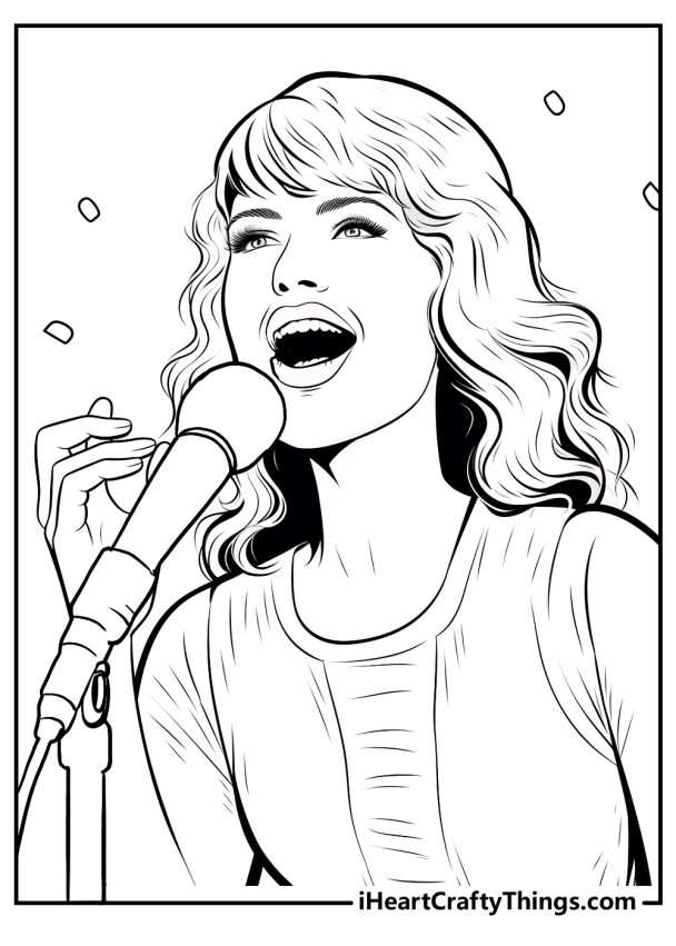 15 Taylor Swift Coloring Pages (100% Free PDF Printables)
