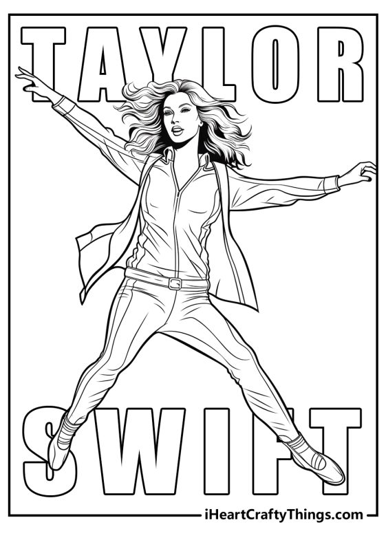 15 Taylor Swift Coloring Pages (100% Free PDF Printables)
