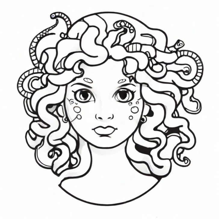 Medusa Drawing - How To Draw Medusa Step By Step