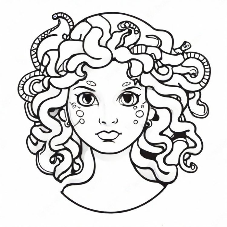 Medusa Drawing - How To Draw Medusa Step By Step