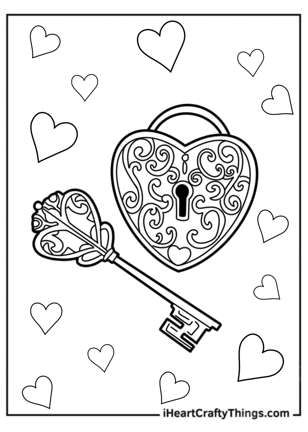 57 Heart Coloring Pages (Cute Free PDF Printables For Kids)