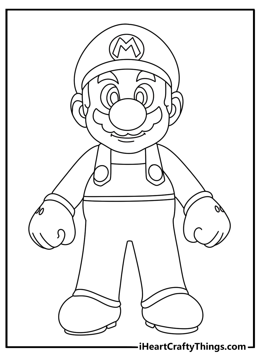 60 Free Mario Coloring Pages (Super Easy Printable PDFs)