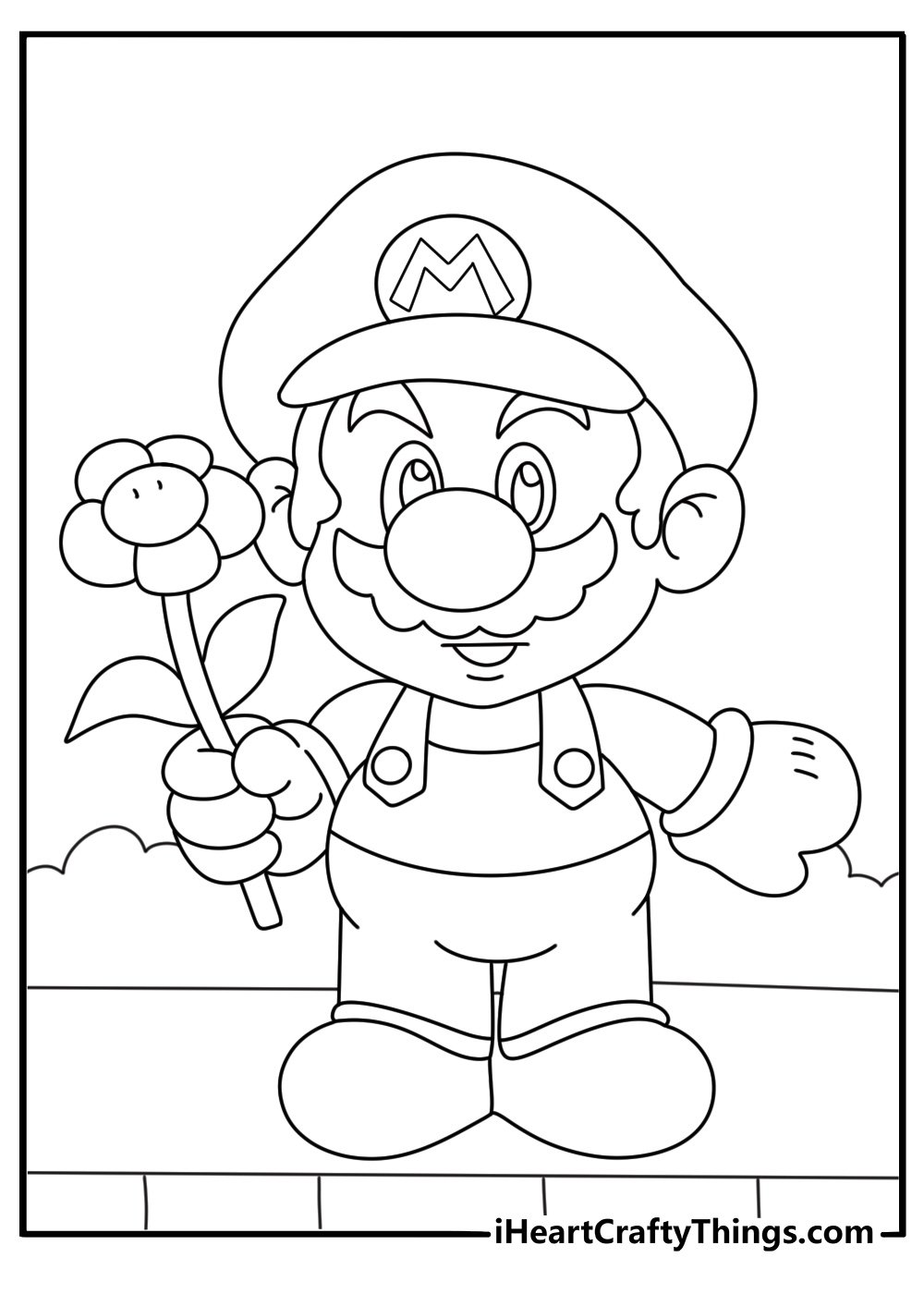 60 Free Mario Coloring Pages (Super Easy Printable PDFs)