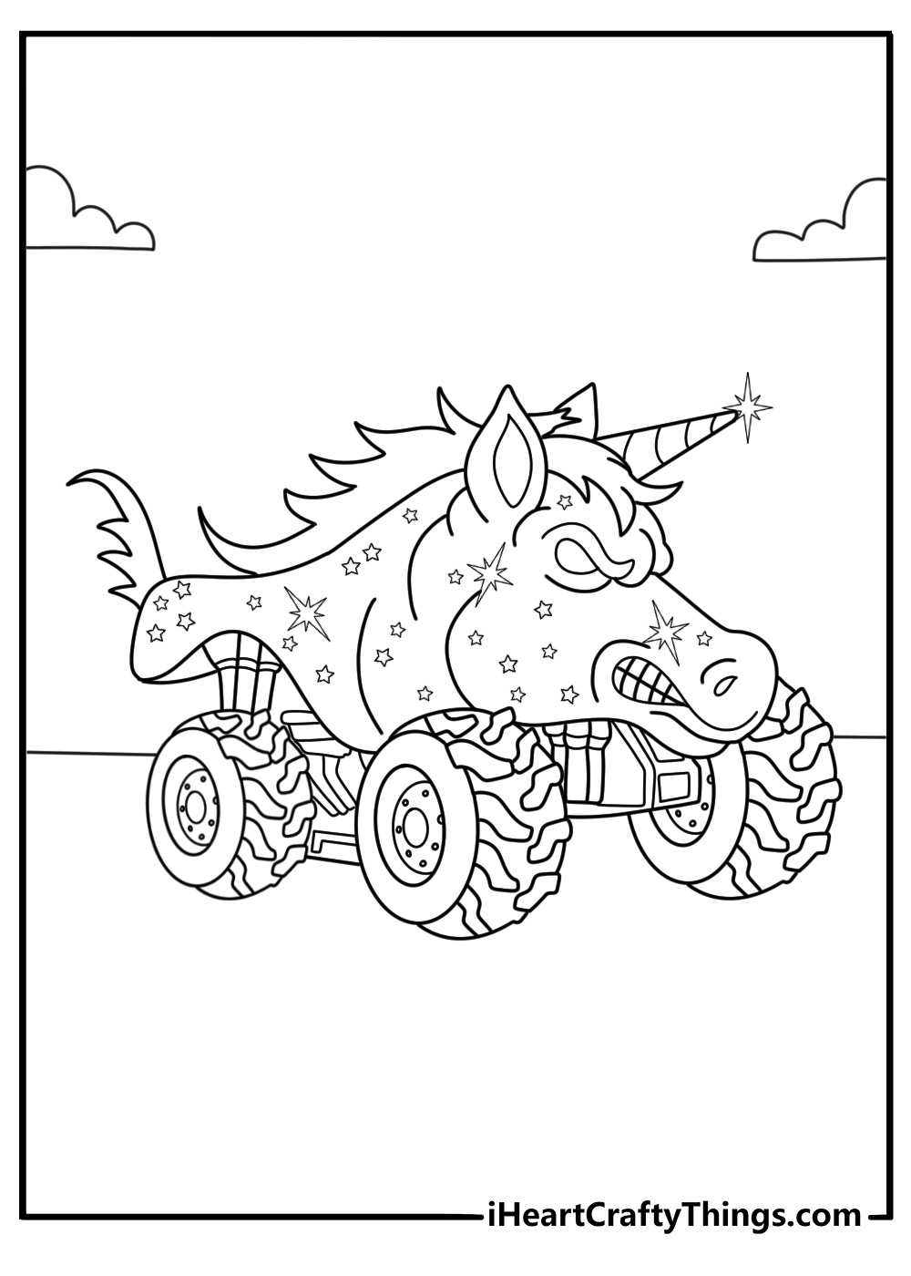 40 Free Monster Truck Coloring Pages (Easy PDF Printables)