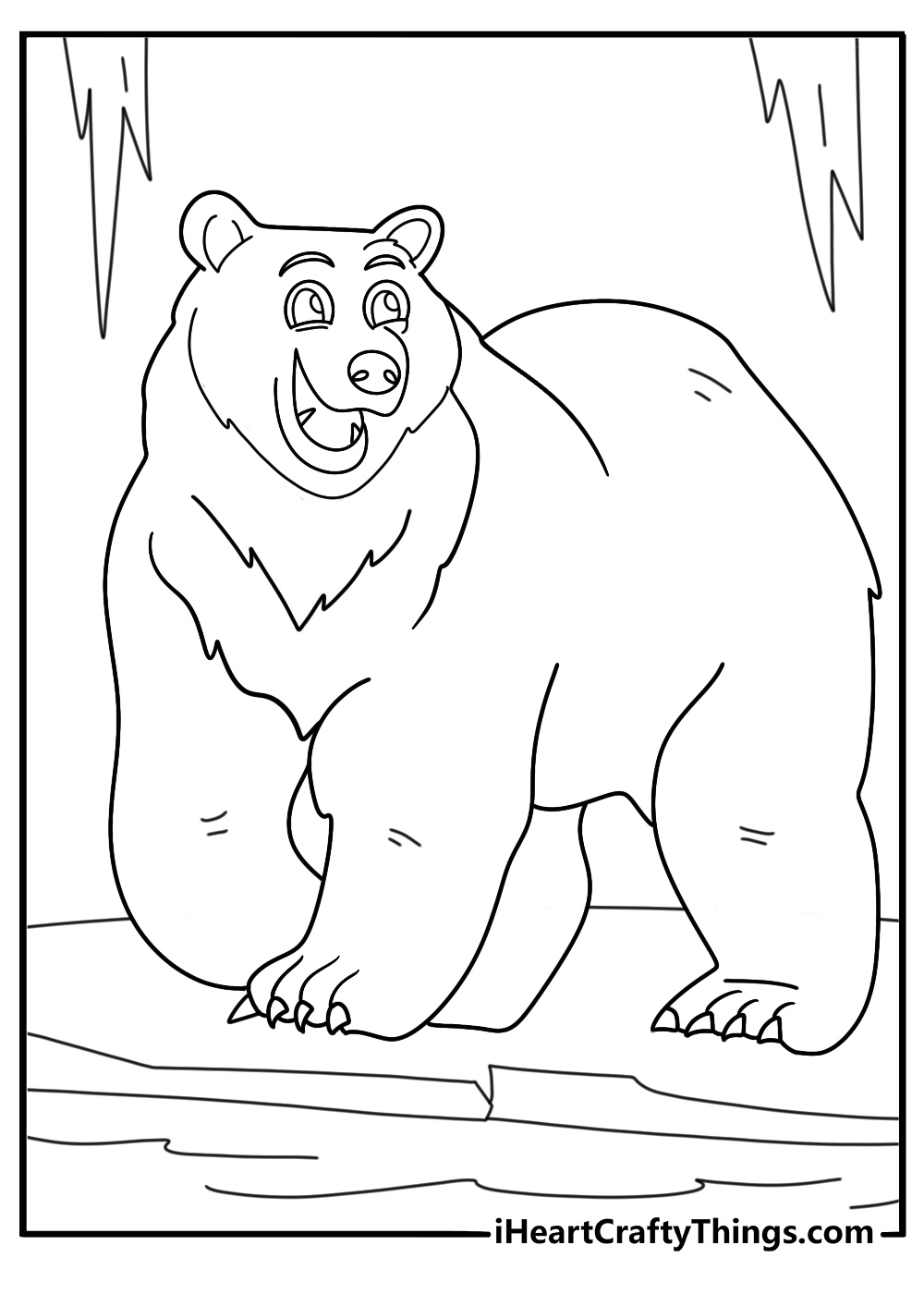 30 Bear Coloring Pages (100% Free Printable)